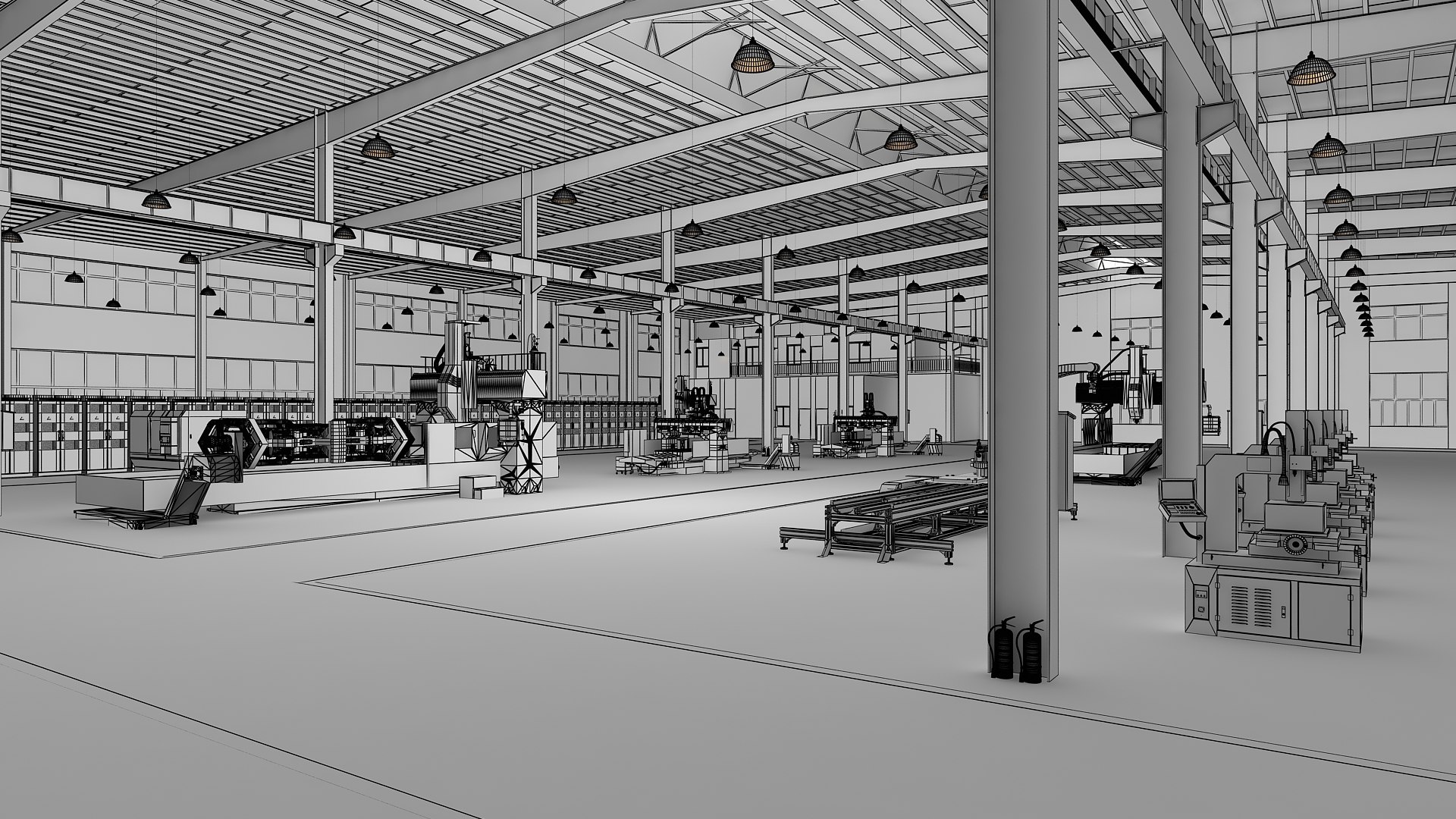 Factory Workshop 01 3D Model - TurboSquid 2077146