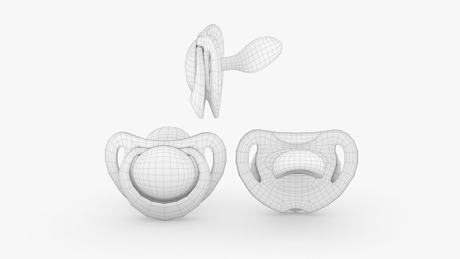 Pacifier 3D Model - TurboSquid 2098421