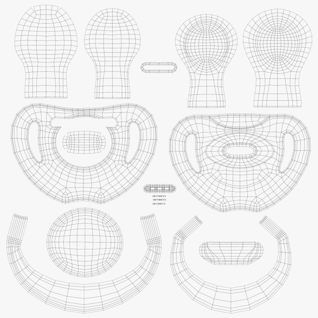 Pacifier 3D Model - TurboSquid 2098421