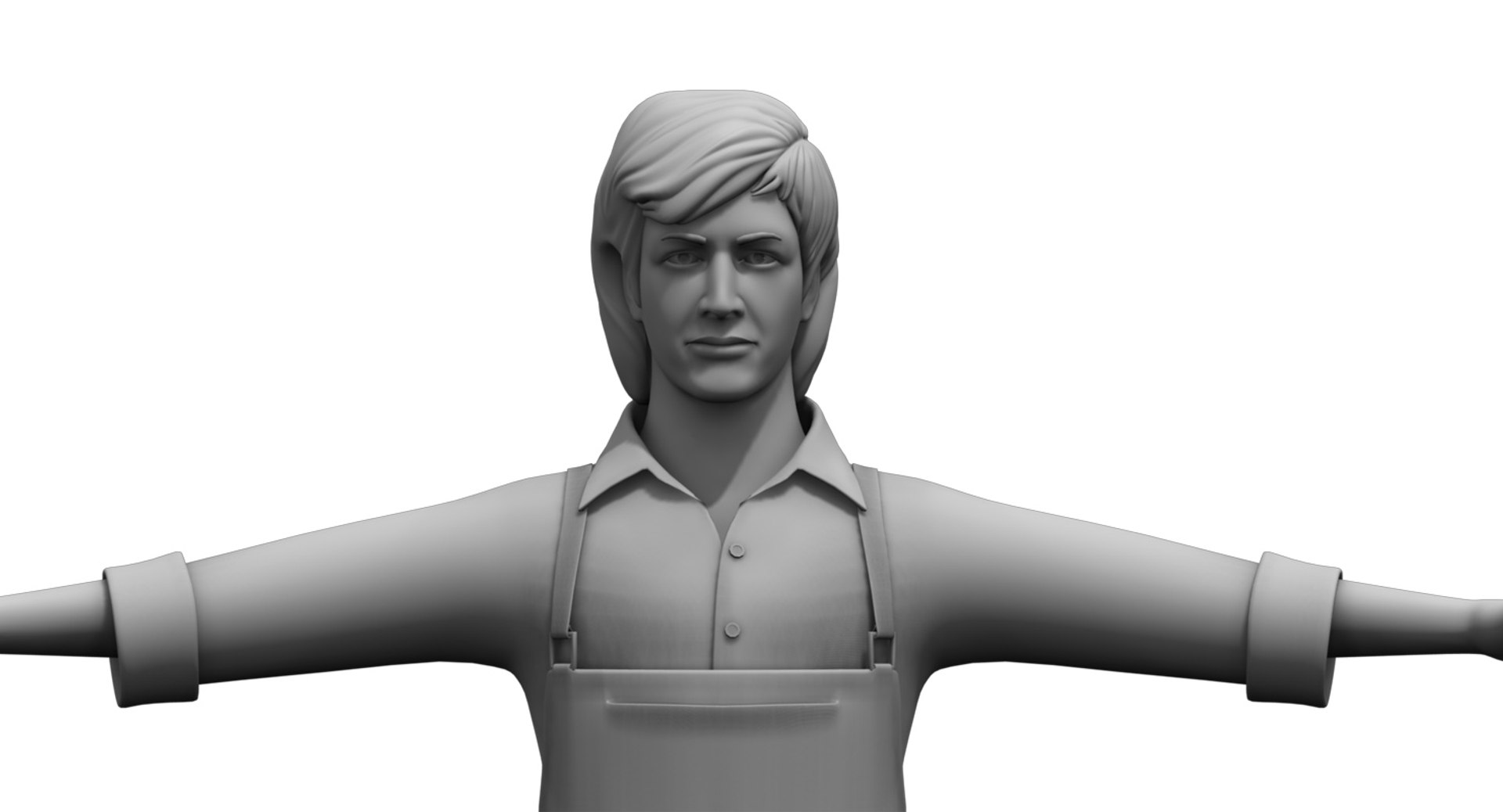 Fisherman Cooking Man 3D Model - TurboSquid 1515848