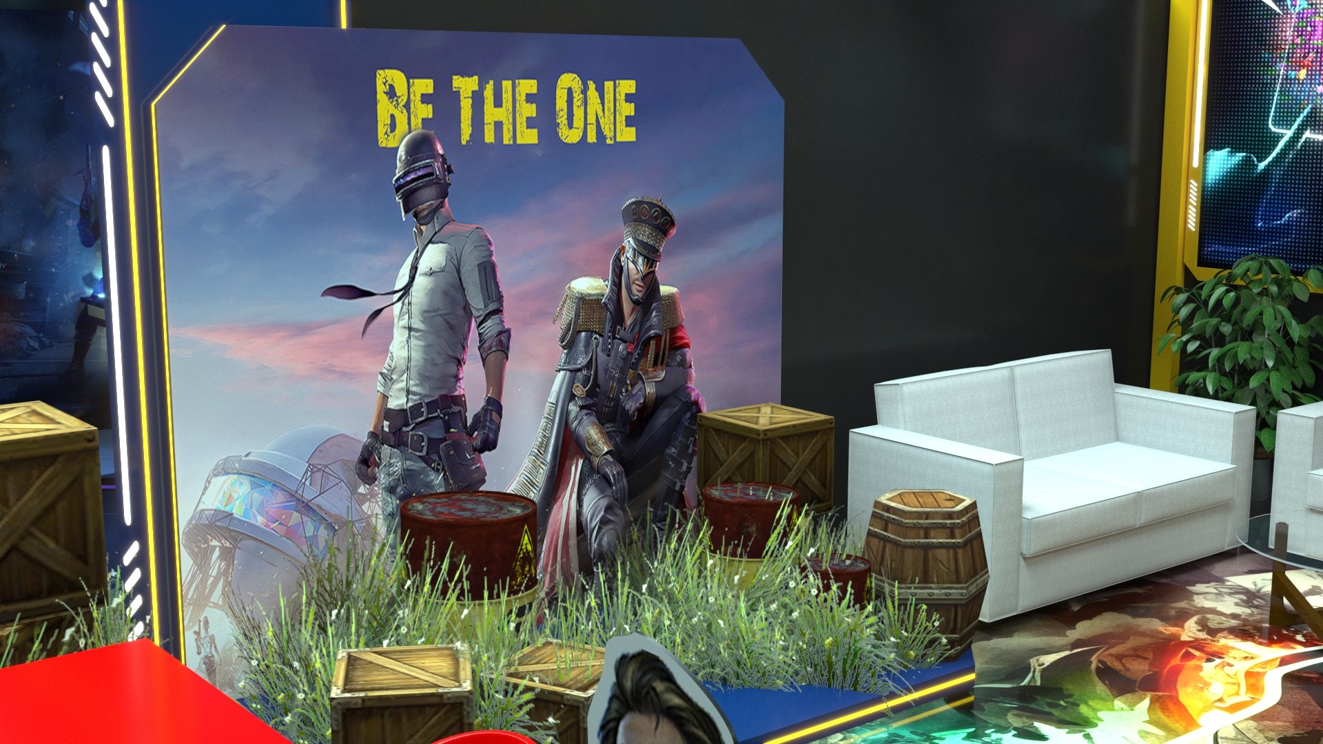 Gaming Exhibition Stand Stall 3D Model - TurboSquid 2199833