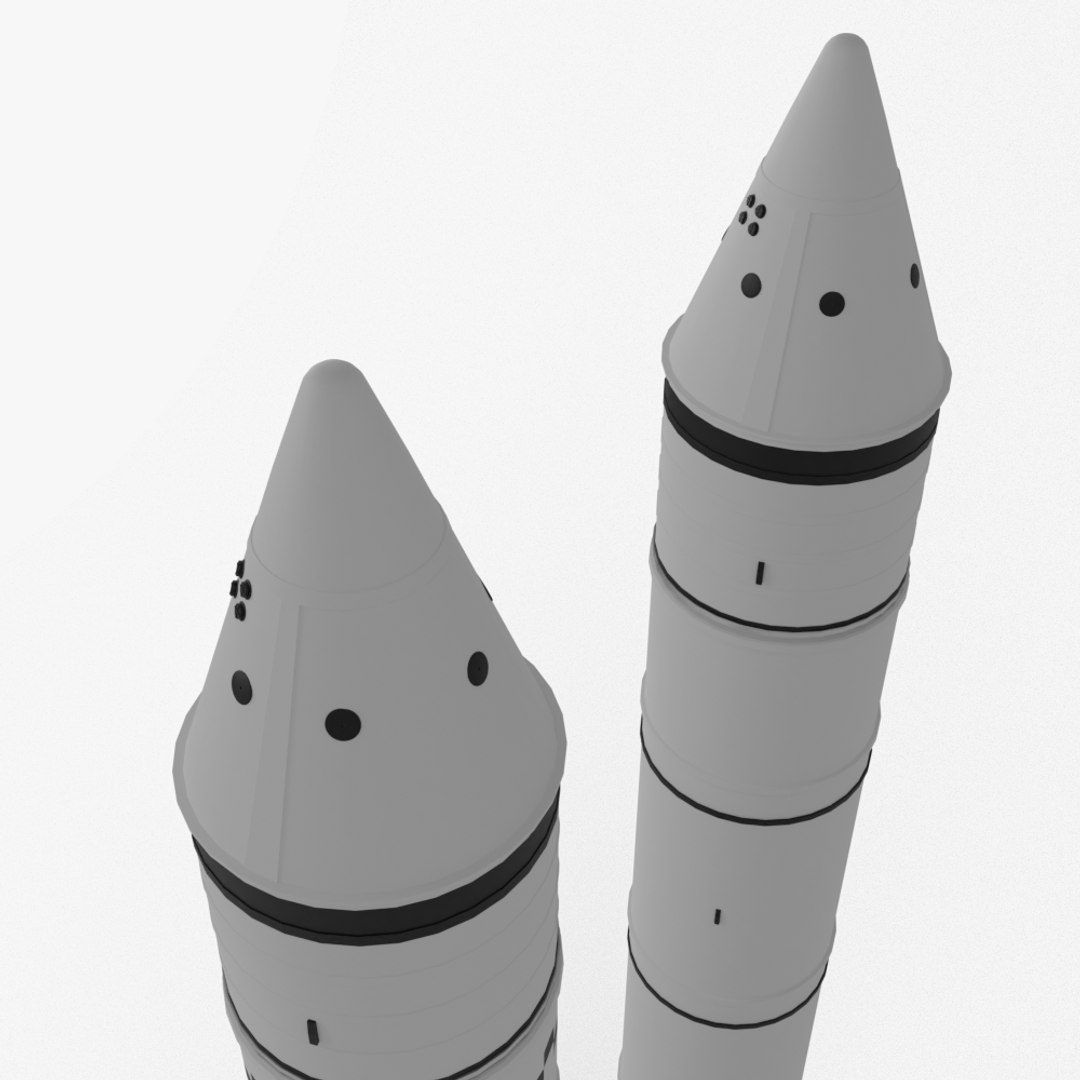 3D Solid Rocket Booster Srb - TurboSquid 1597861