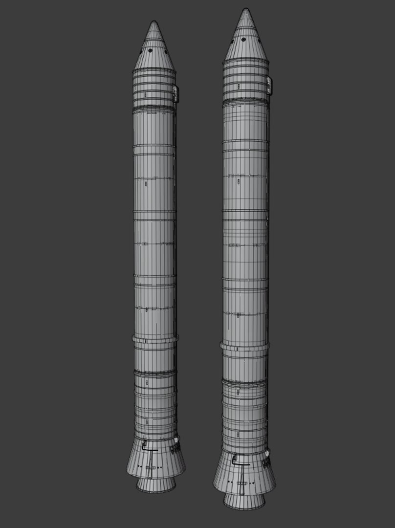 3D Solid Rocket Booster Srb - TurboSquid 1597861