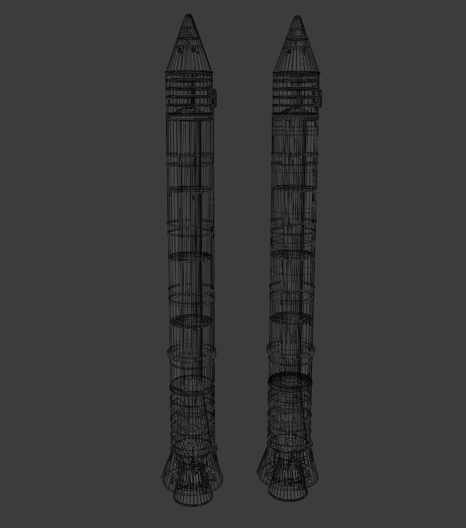 3D Solid Rocket Booster Srb - TurboSquid 1597861