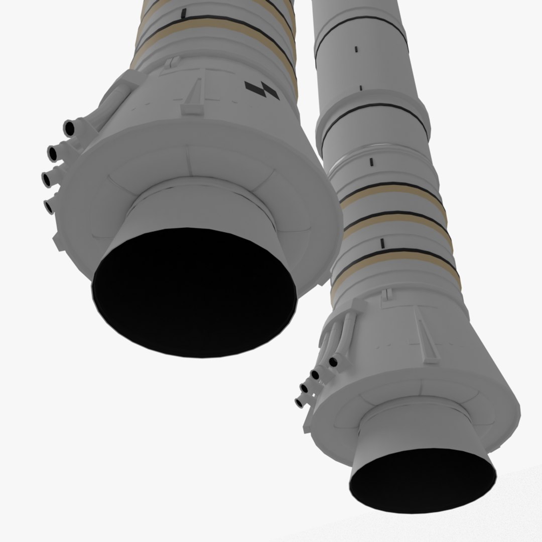 3D Solid Rocket Booster Srb - TurboSquid 1597861