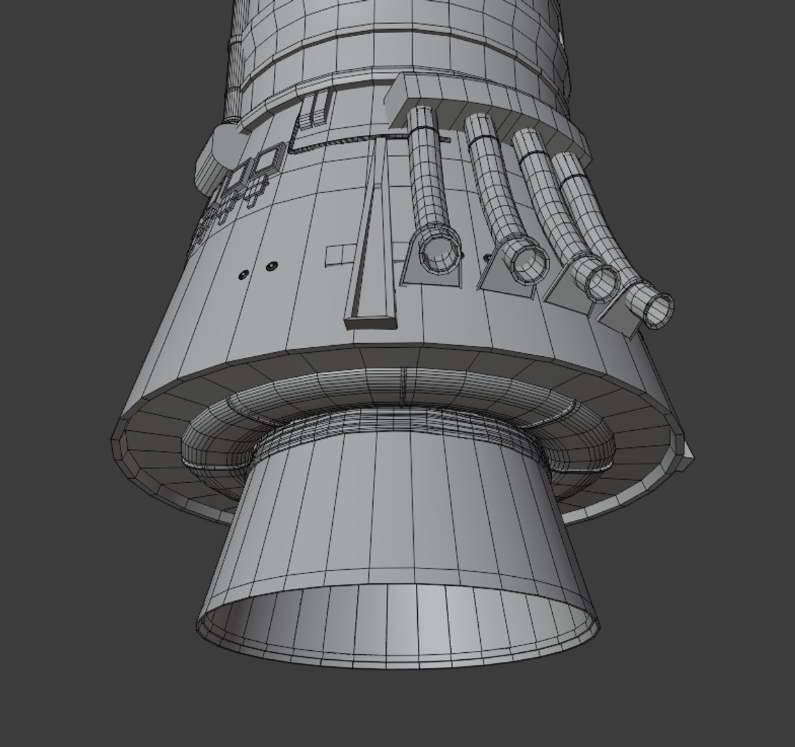 3D Solid Rocket Booster Srb - TurboSquid 1597861