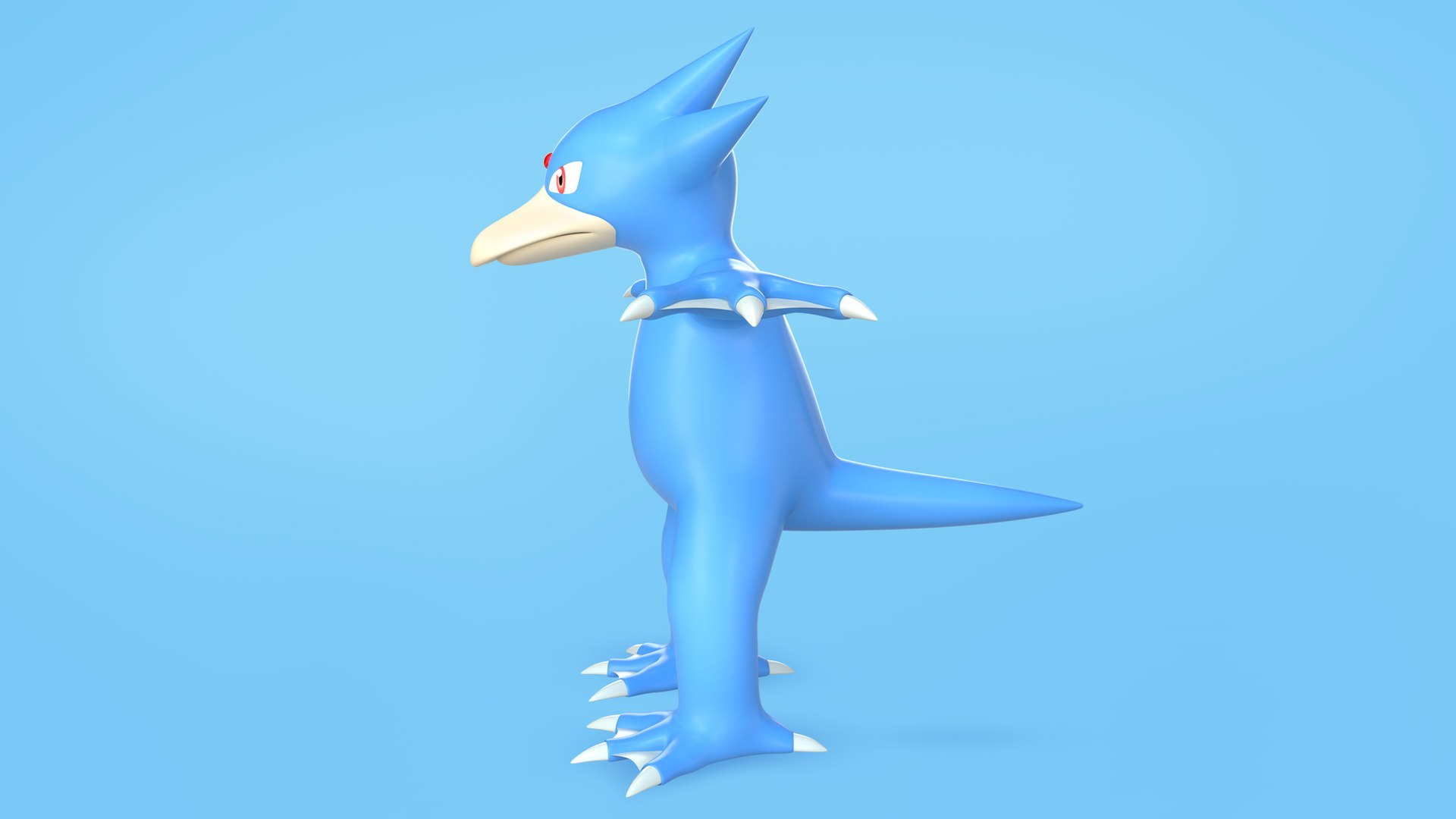 3D model Pokemon Golduck Low-poly - TurboSquid 2146419