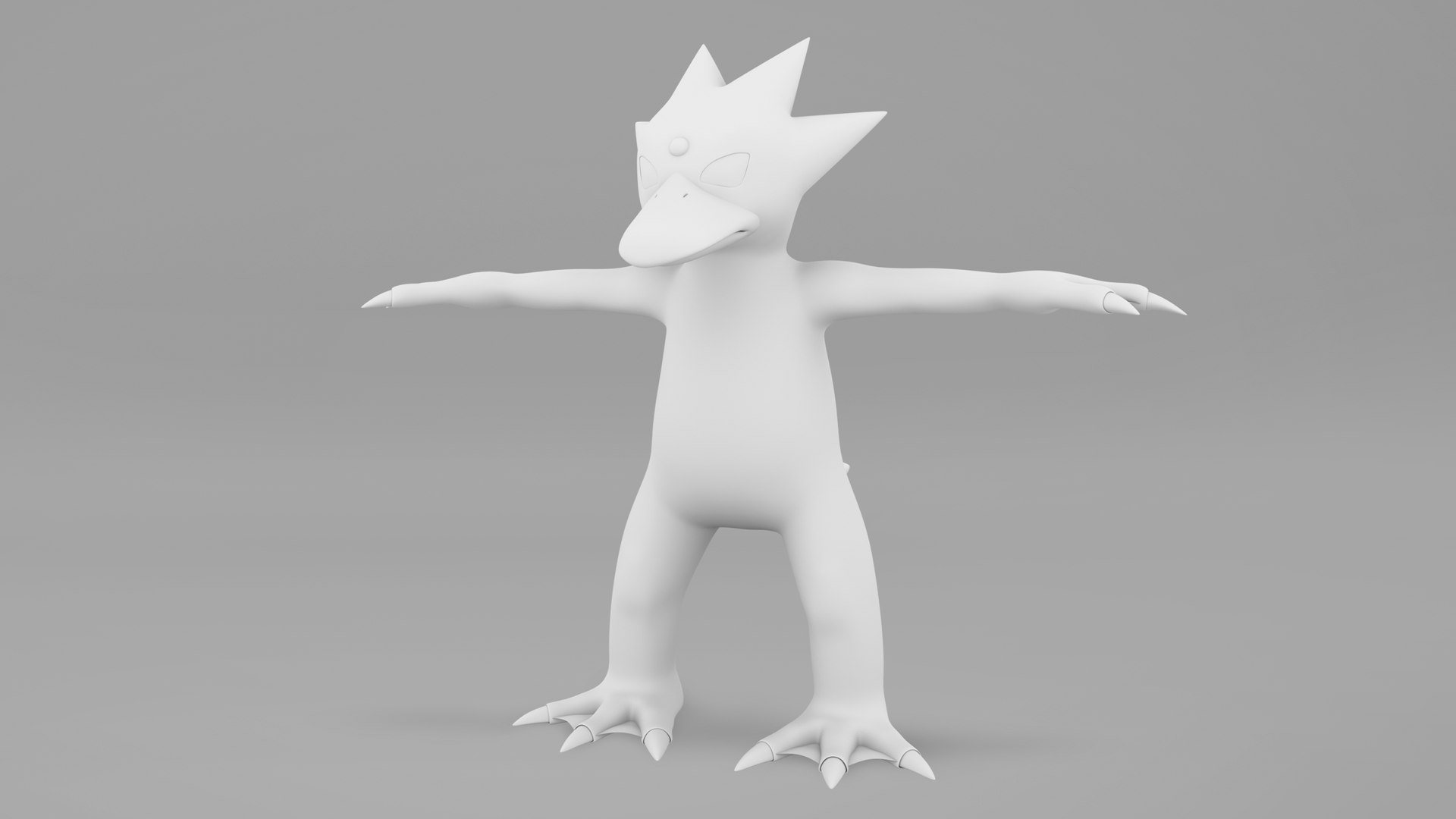 3D model Pokemon Golduck Low-poly - TurboSquid 2146419