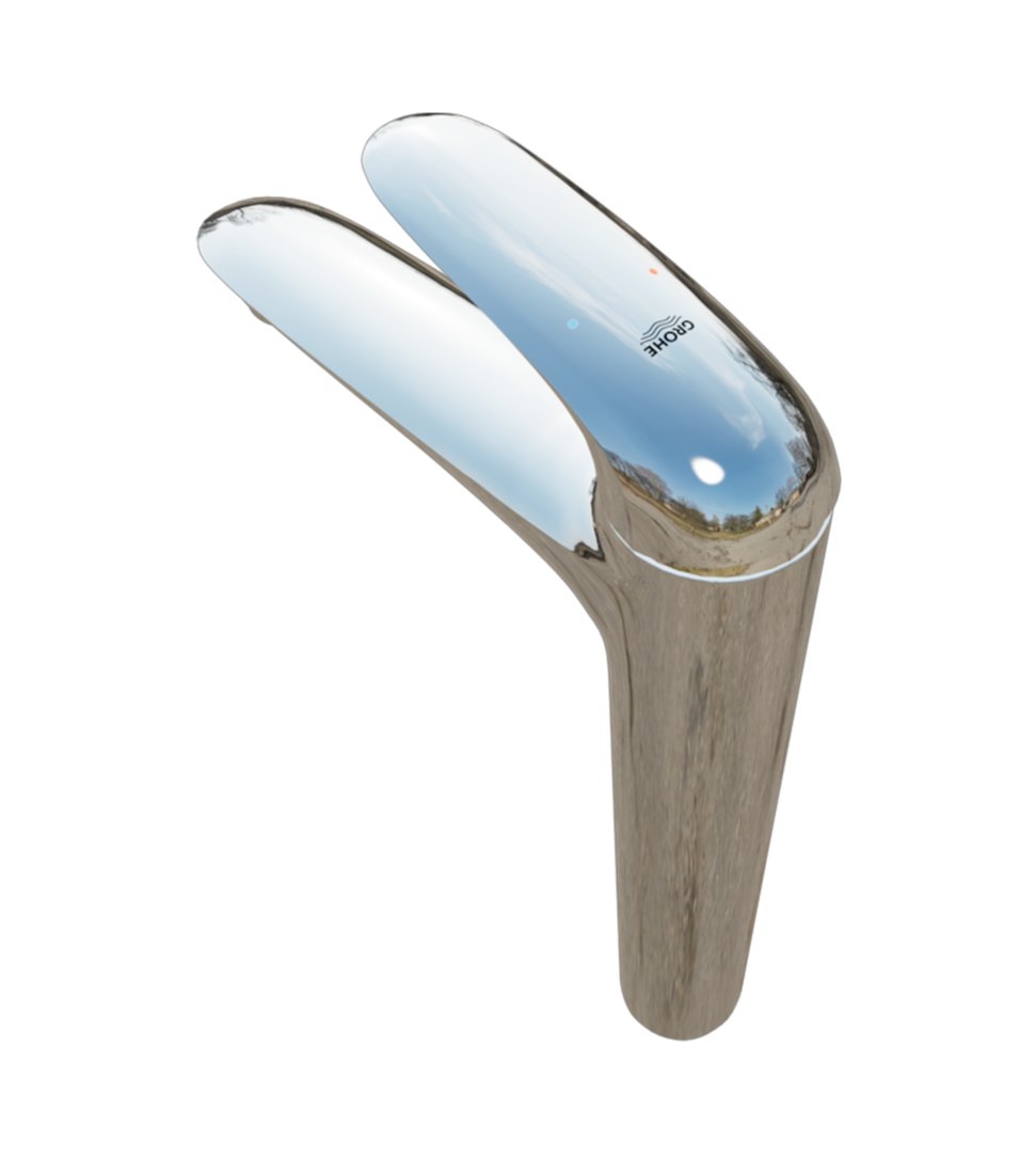 3D Grohe Product Faucet Lineare Single Lever Basin Mixer 05 L Size ...