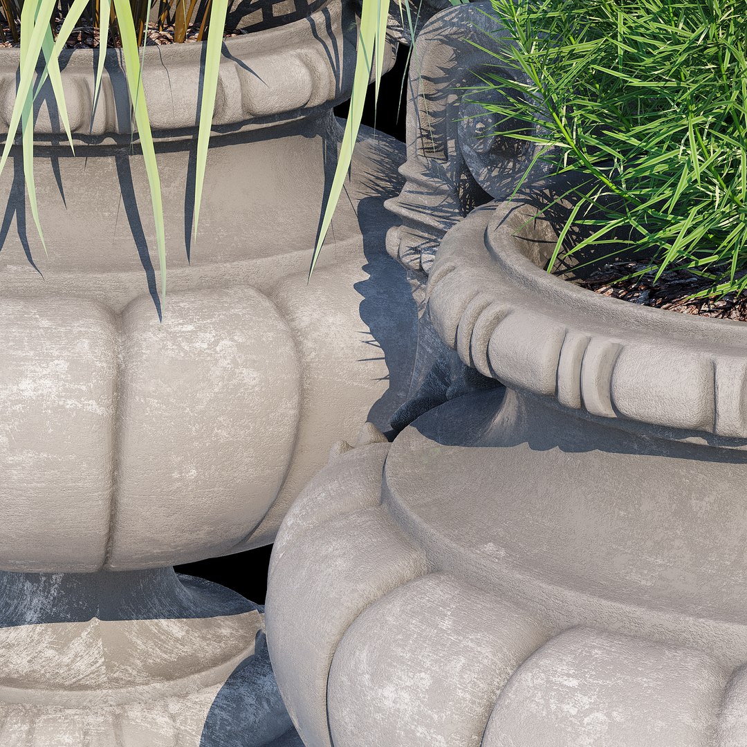 Greek Planter 3D Model - TurboSquid 2468246