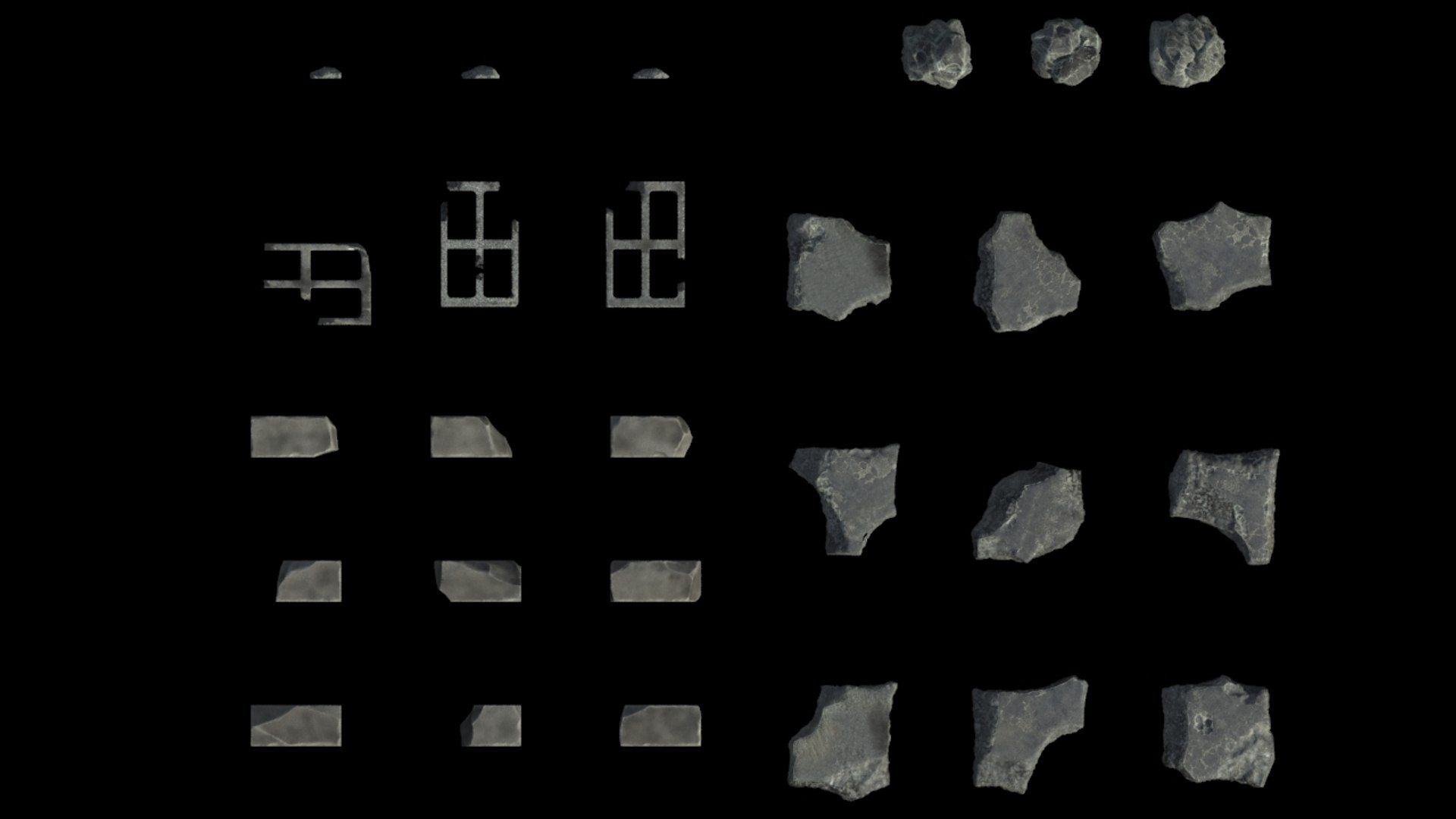 3d Set Debris Model