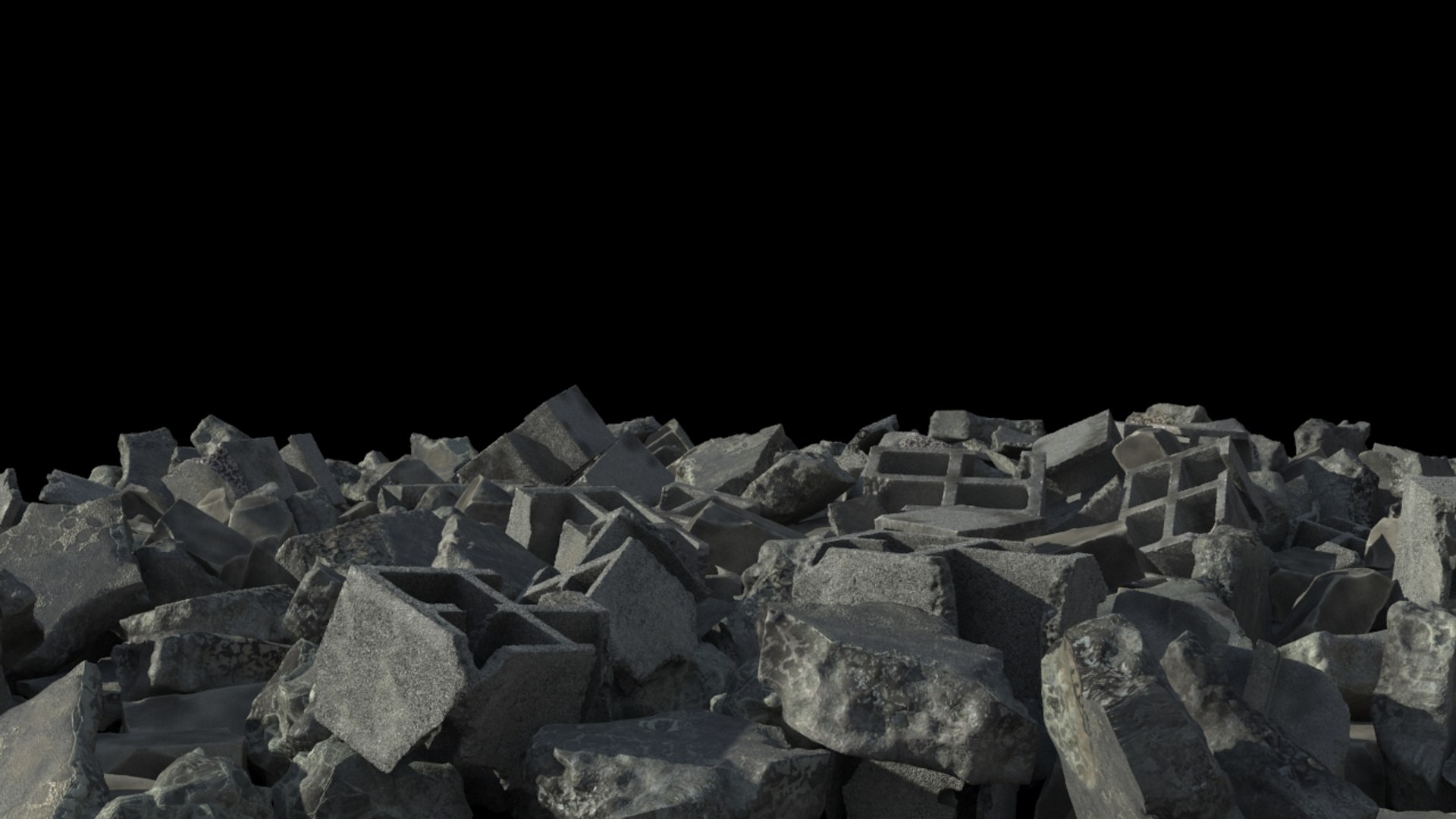 3d Set Debris Model