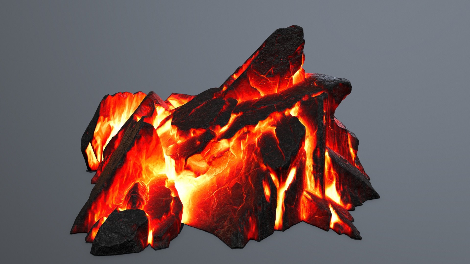 Lava Rock Set 3D Model - TurboSquid 1789592