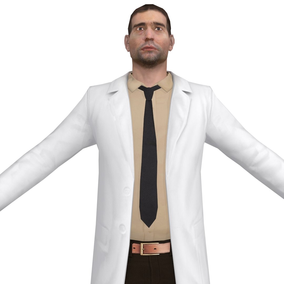 3d Rigged Doctor Model
