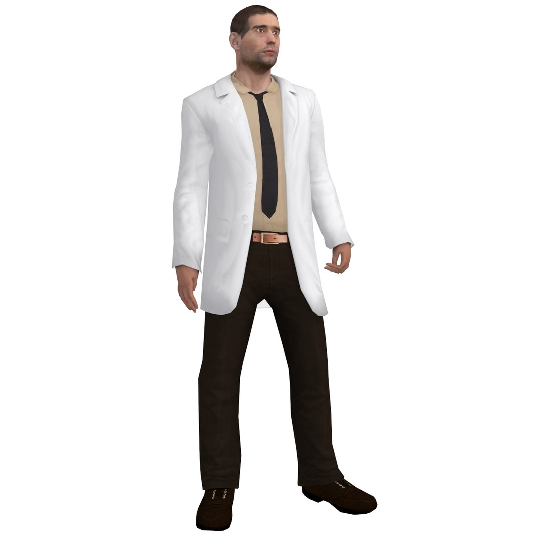 3d Rigged Doctor Model