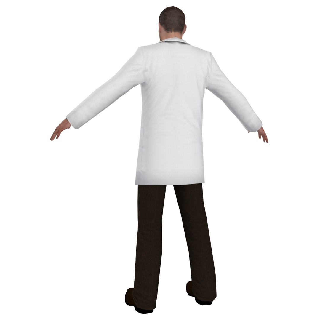 3d Rigged Doctor Model