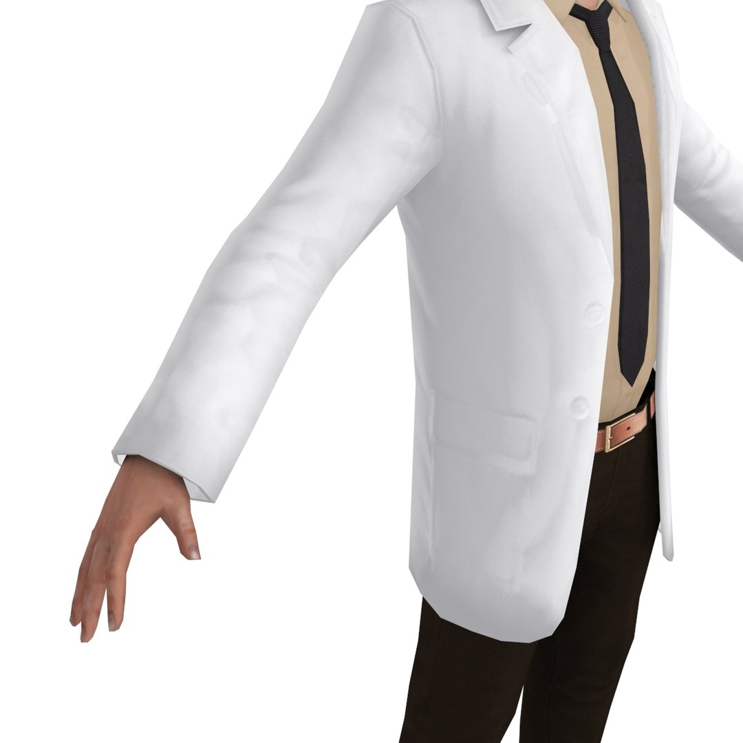 3d Rigged Doctor Model