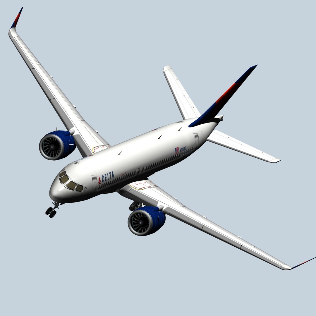 Latest Delta Airlines Airbus 3D Model - TurboSquid 1383728