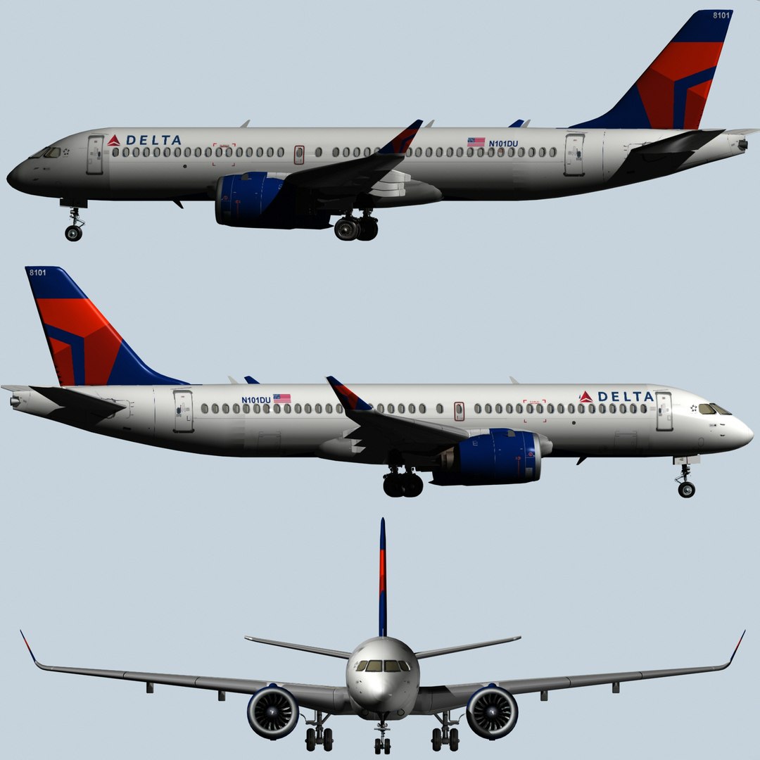 Latest Delta Airlines Airbus 3D Model - TurboSquid 1383728