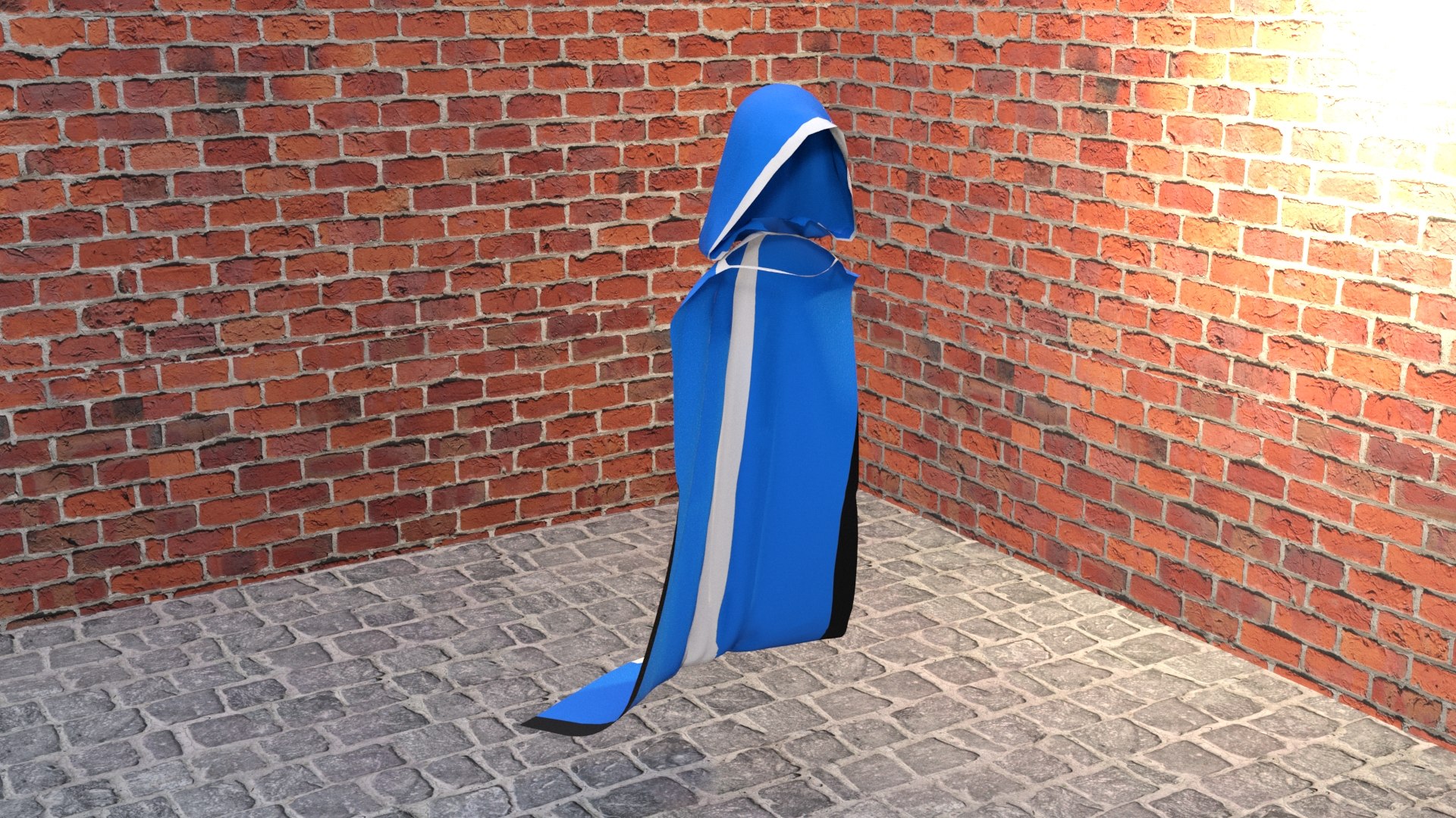 3D Hooded Cloak Cloth Model - TurboSquid 1326050