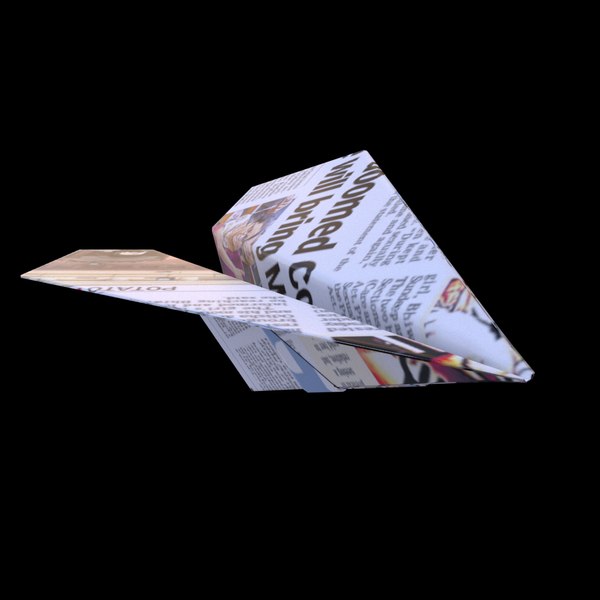 Paper Airplane 3D Models for Download | TurboSquid