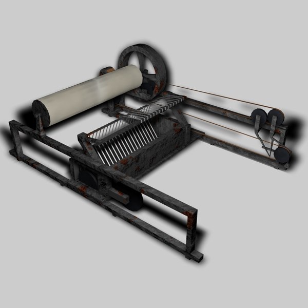 3d model spinning mule