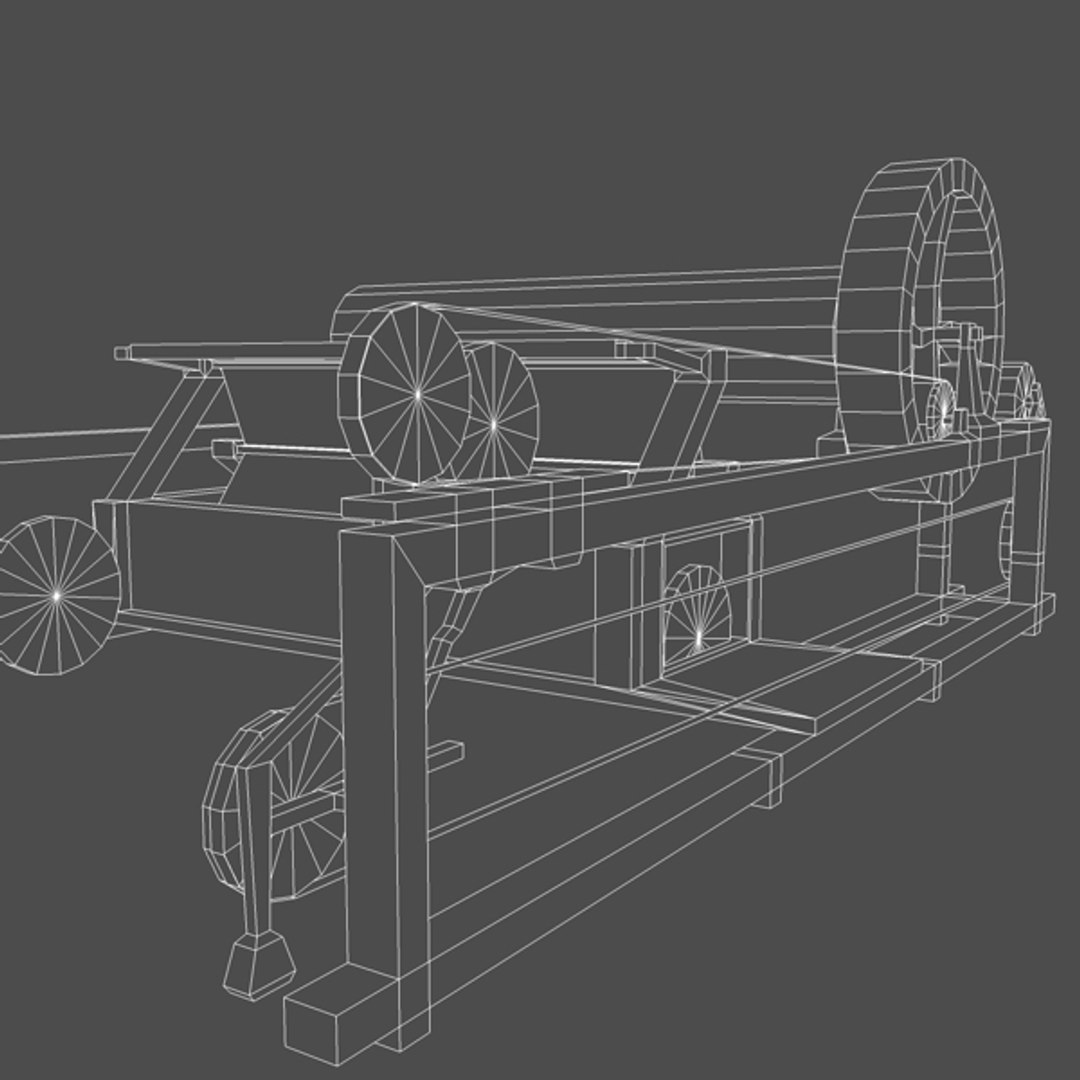 3d Model Spinning Mule