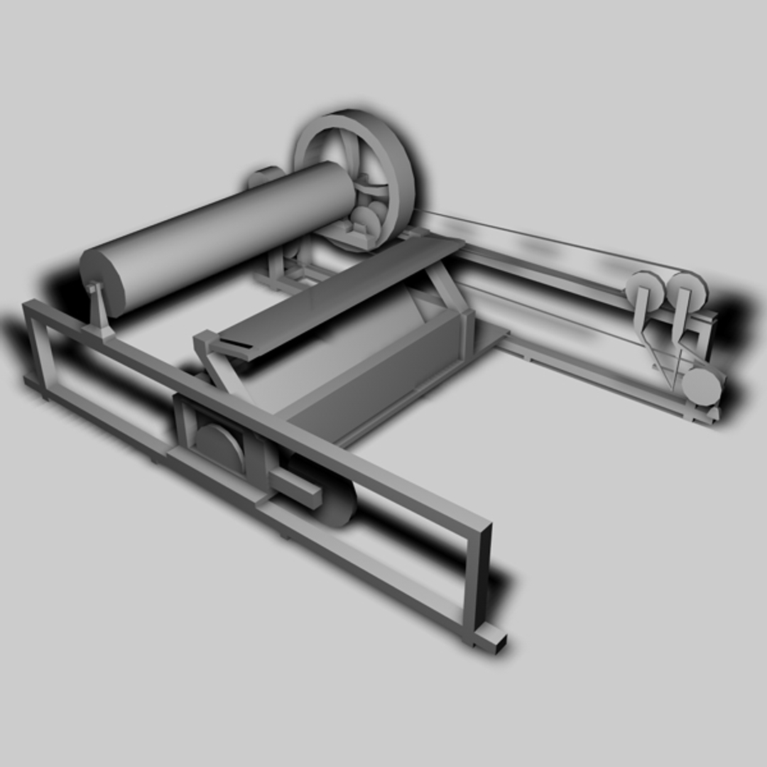 3d Model Spinning Mule