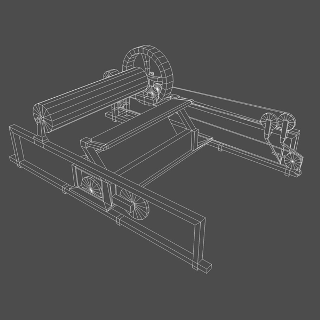 3d Model Spinning Mule