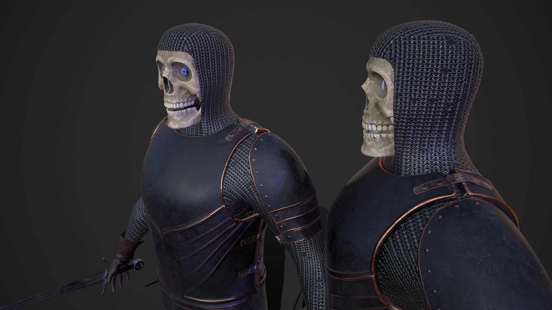 Skeleton Knight Fantasy 3D Model - TurboSquid 1536002