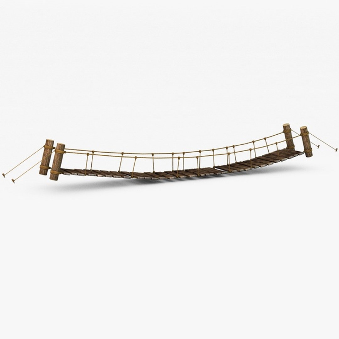 3d Model Rope Bridge