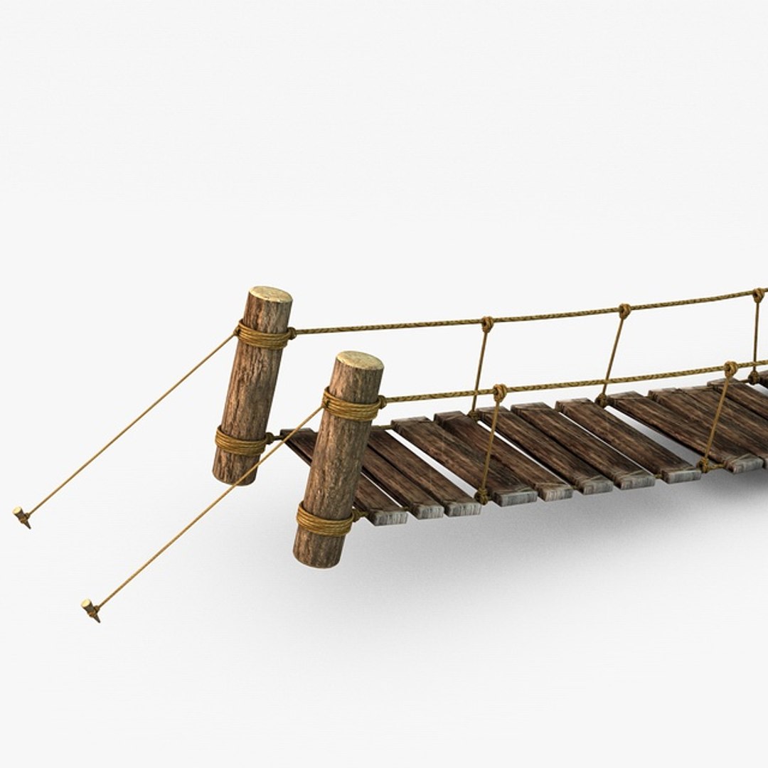 3d Model Rope Bridge