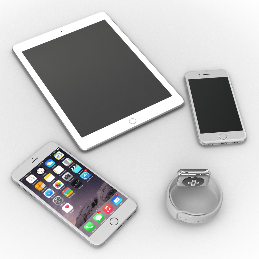 3d apple electronics iphone 6