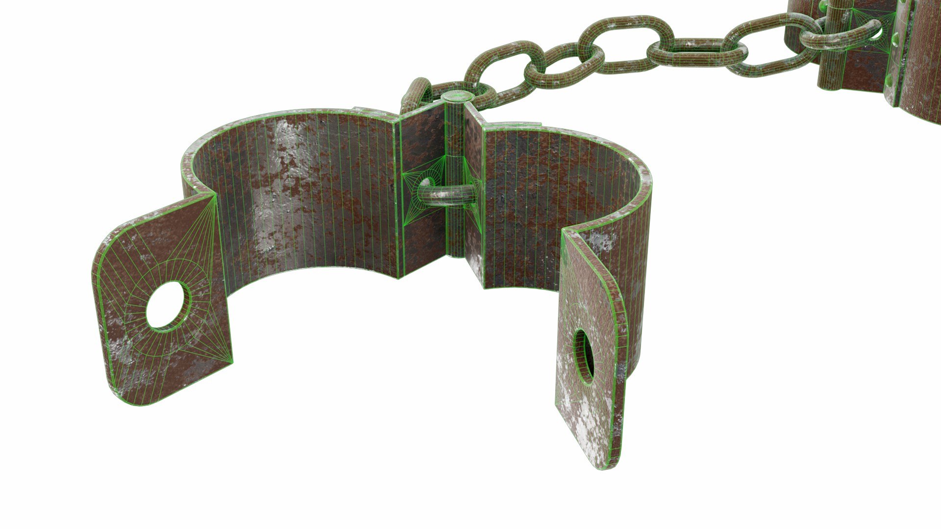 Old Rusty Shackles 3D Model - TurboSquid 2070237