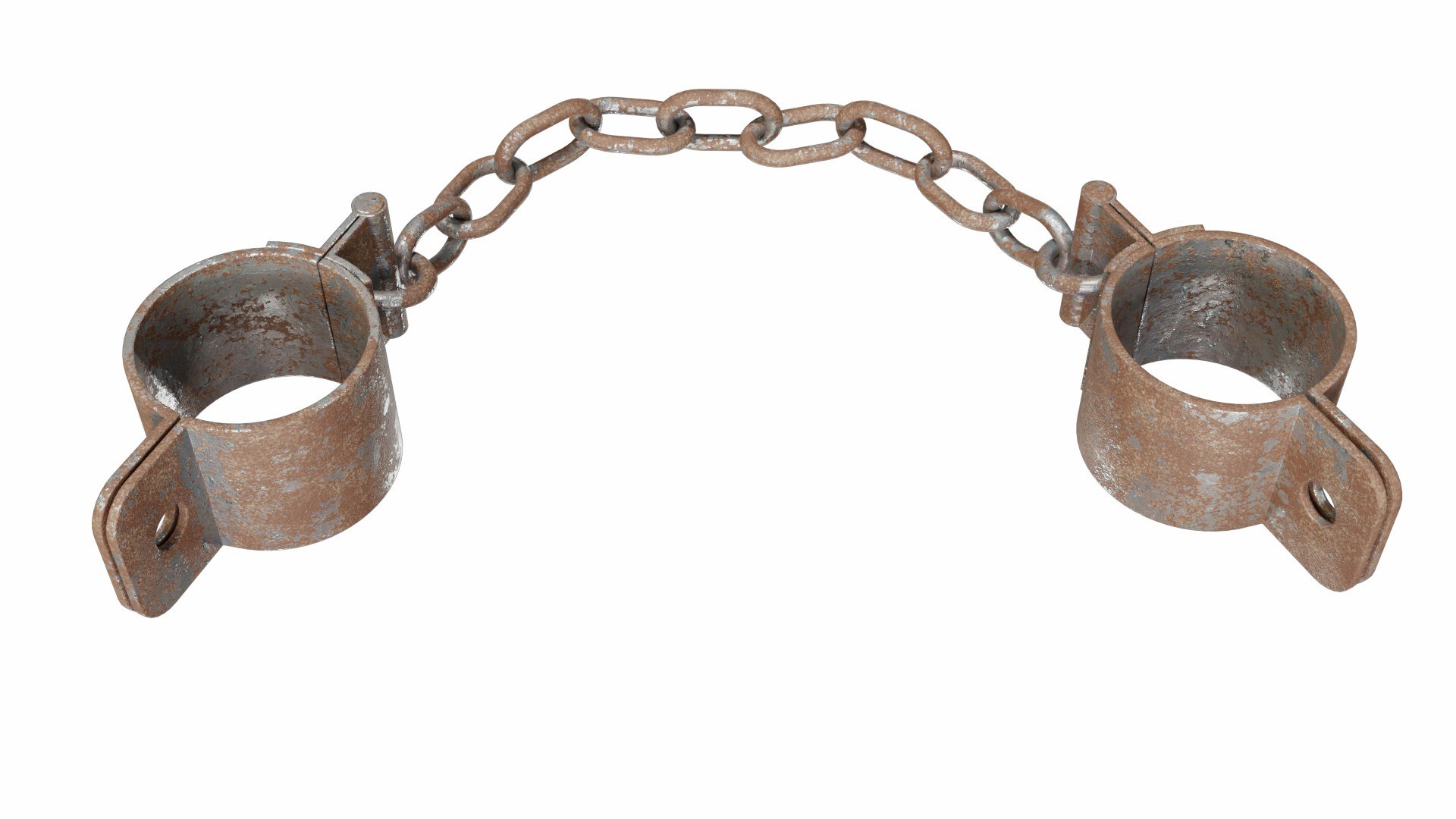 Old Rusty Shackles 3D Model - TurboSquid 2070237