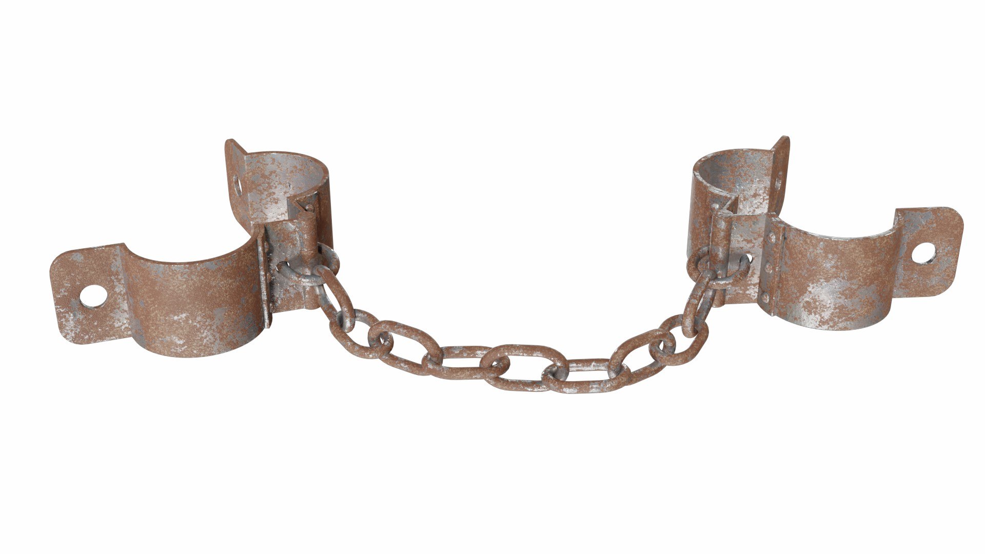 Old Rusty Shackles 3D Model - TurboSquid 2070237