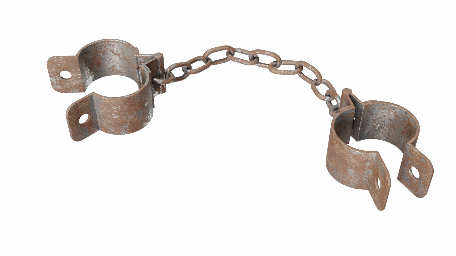 Old Rusty Shackles 3D Model - TurboSquid 2070237