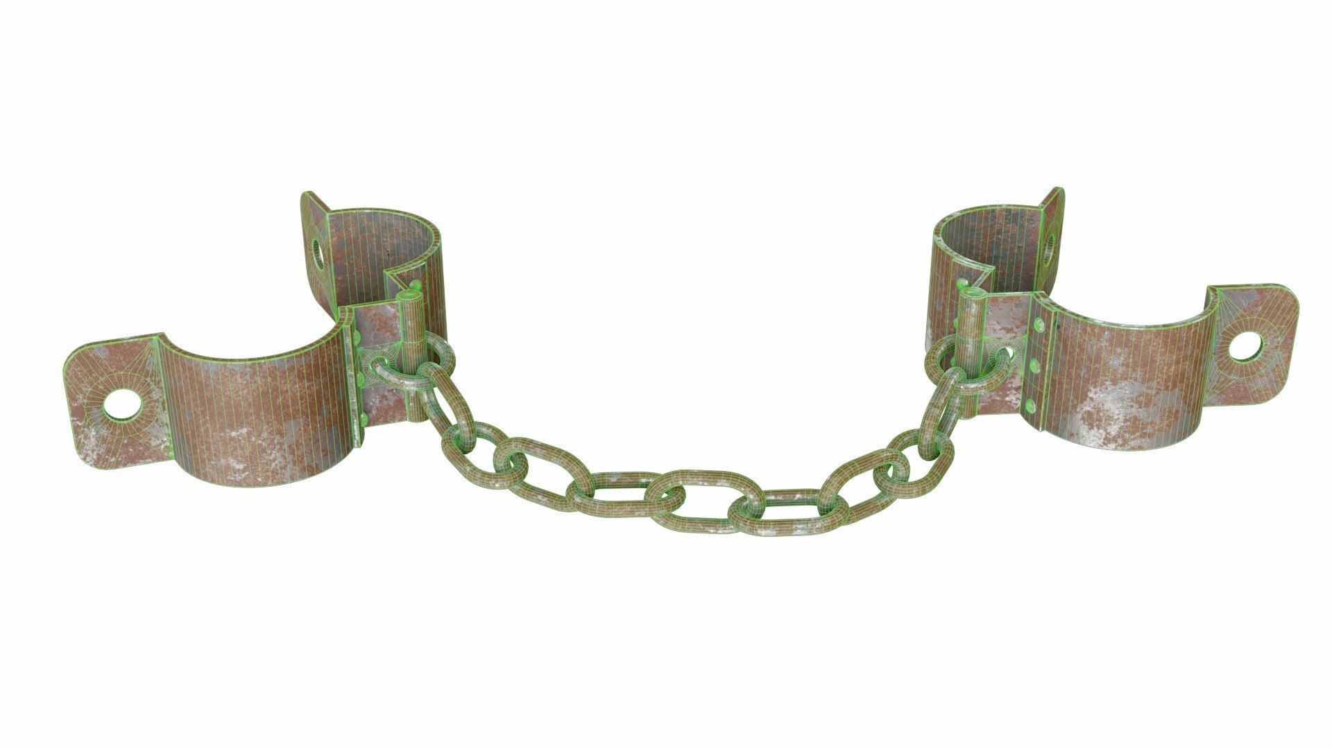 Old Rusty Shackles 3D Model - TurboSquid 2070237