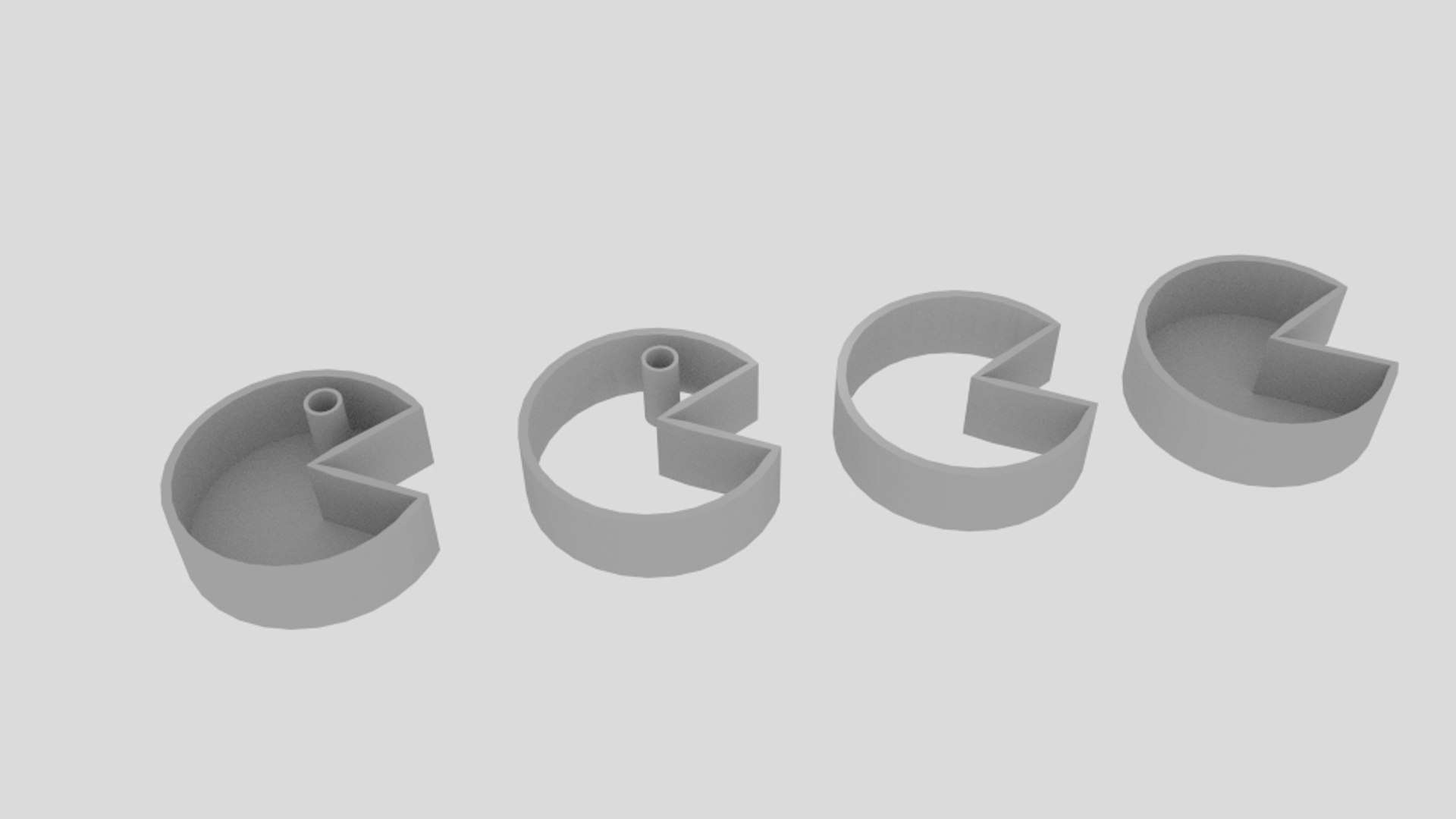 3D Pacman Cookie Mold Cutter - TurboSquid 1288734