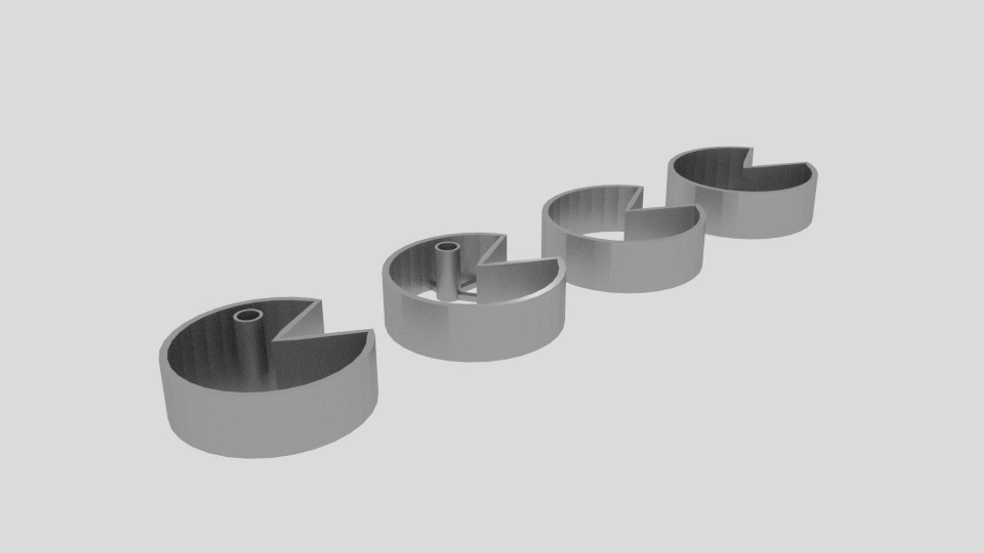 3D Pacman Cookie Mold Cutter - TurboSquid 1288734