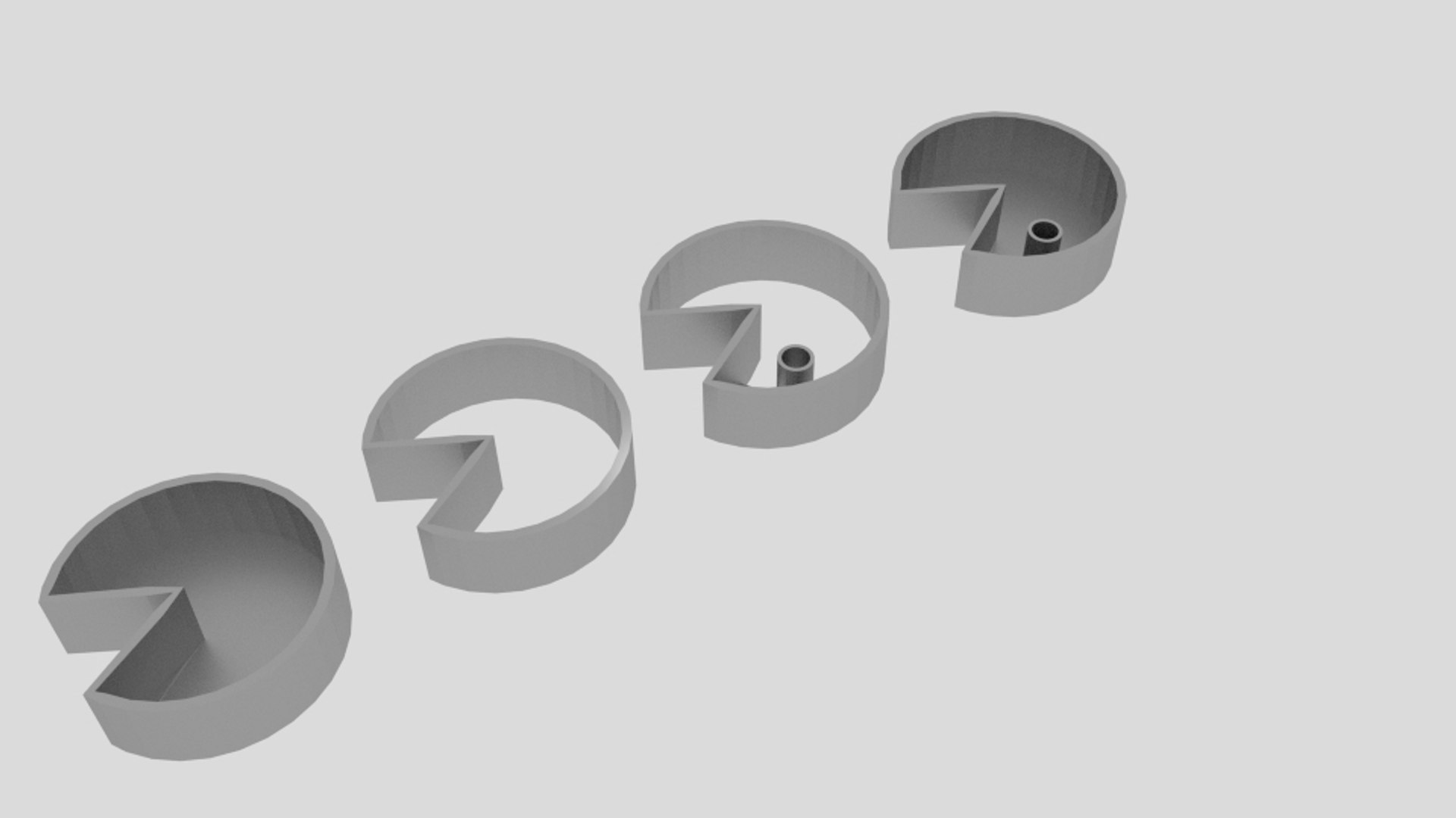 3D Pacman Cookie Mold Cutter - TurboSquid 1288734