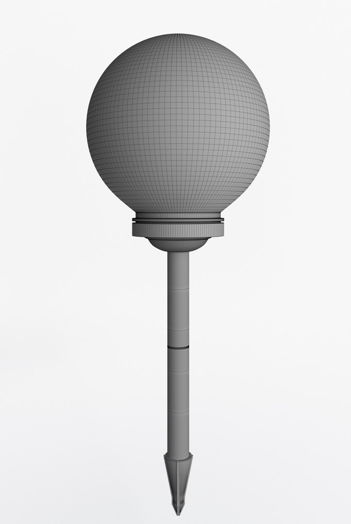 3D Solar Garden Light Model - TurboSquid 1283381