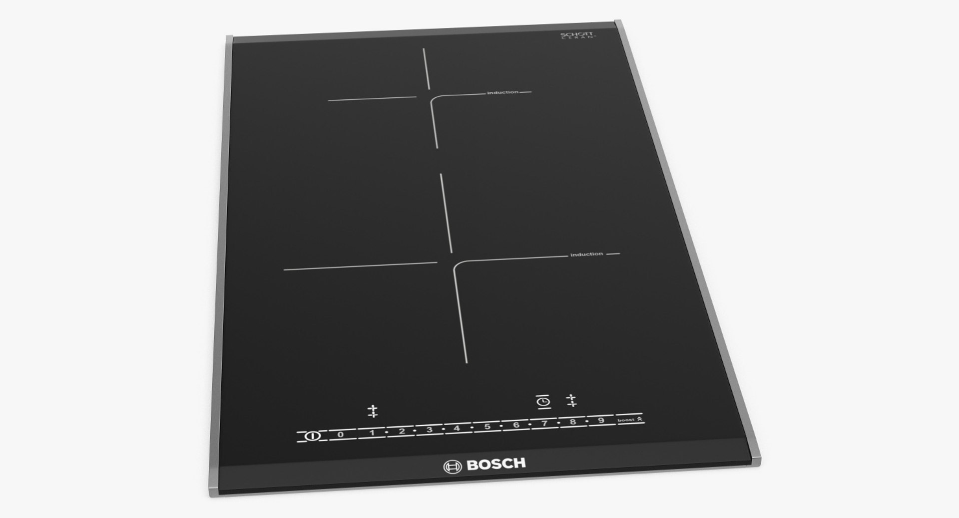 Induction hobs bosch 3D model - TurboSquid 1395216