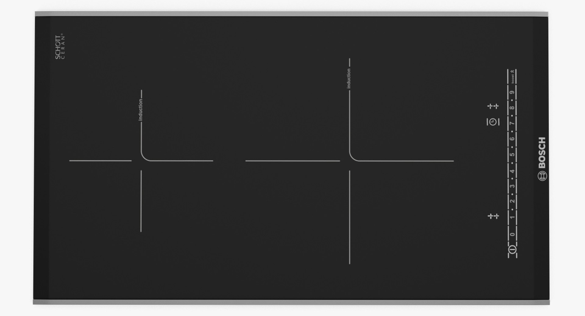 Induction hobs bosch 3D model - TurboSquid 1395216