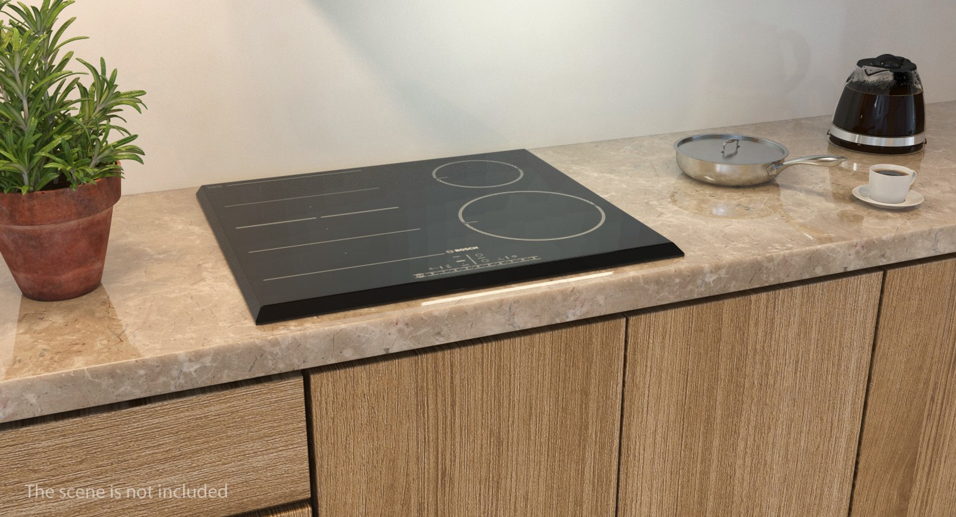 Induction hobs bosch 3D model - TurboSquid 1395216