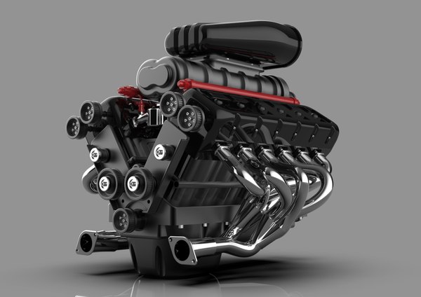 V12engine 3D model - TurboSquid 1814106