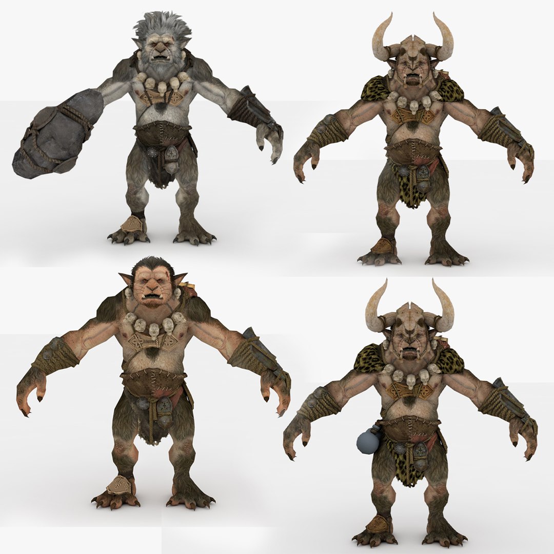 4in1 Giant Monster 3D - TurboSquid 2345218