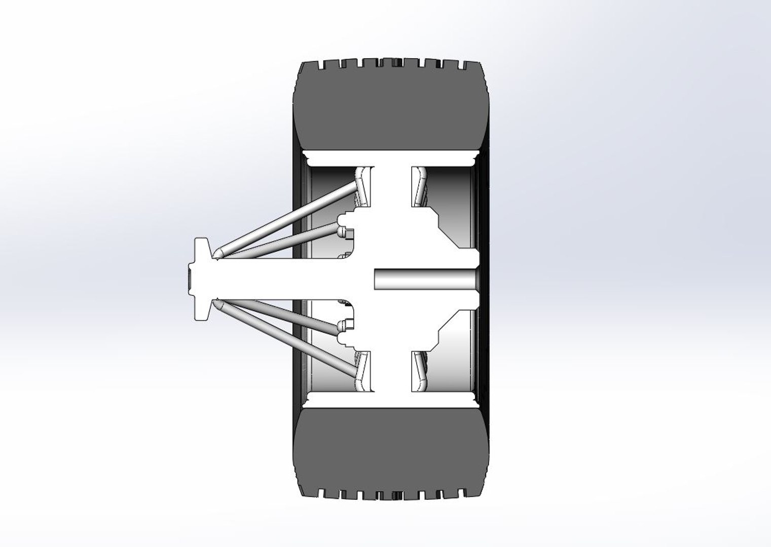 3D Diecast Super Single Custom Slab Wheel Of Semi Truck Scale 1 To 25 ...