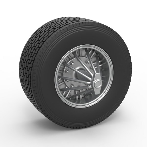 modelo 3d Diecast Super single custom Slab wheel of semi truck Scale 1 ...