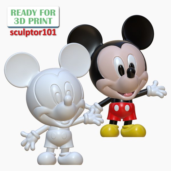 Mickey Welcome pose - Bandai Capsule Version model - TurboSquid 2050951